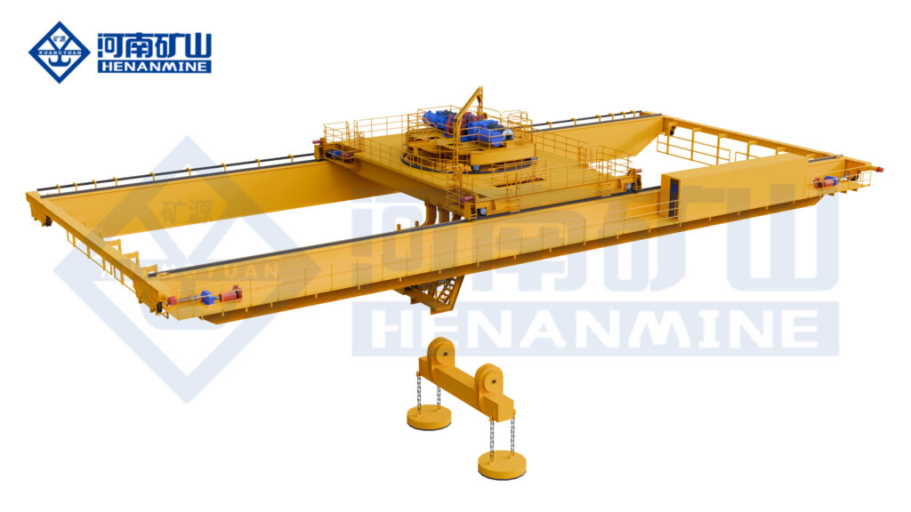 Electromagnetic bridge overhead cranes